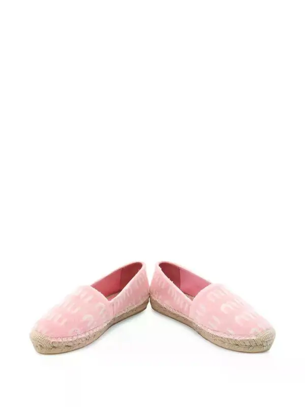 Miu Miu Logo-pattern Espadrilles