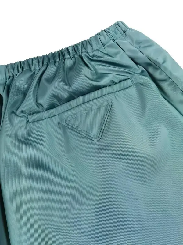 Prada Back Patch Pocket Trousers - Blue
