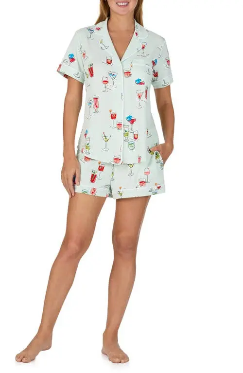 Kate Spade New York Print Short Pajamas - Lime Print