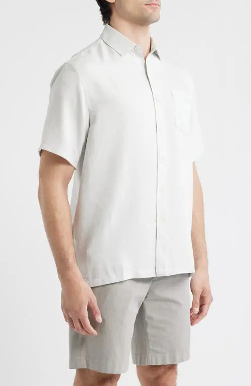 KAHALA Ho'l Nalo Jacquard Short Sleeve Button-up Shirt