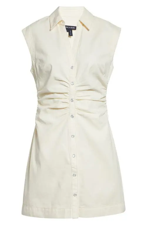 Veronica Beard Maura Sleeveless Mini Shirtdress