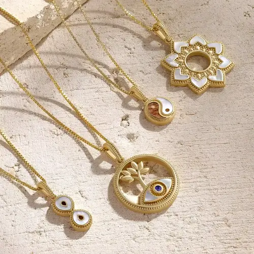 KARMA AND LUCK Yin Yang Harmony Pendant Necklace
