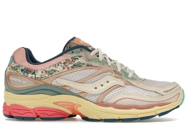 Saucony Progrid Omni "floralin" Sneakers - Beige/blue