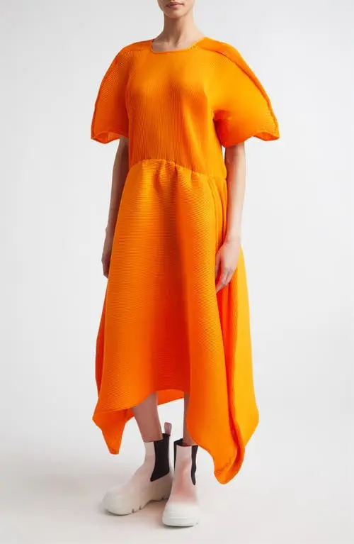 MELITTA BAUMEISTER Flowy Ripple Plissé Dress