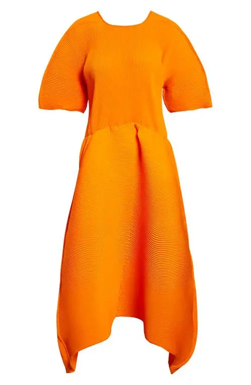 MELITTA BAUMEISTER Flowy Ripple Plissé Dress