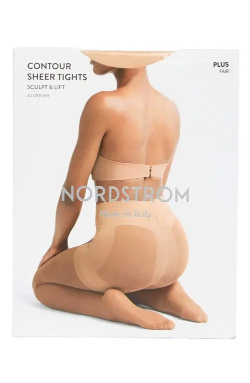 Nordstrom Shaping Sheer Tights - Fair