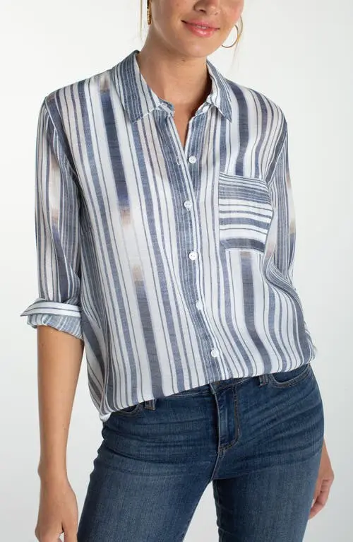 LIVERPOOL Striped Button-up Shirt