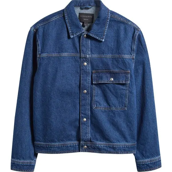 ALLSAINTS Cast Denim Jacket - Dark Indigo