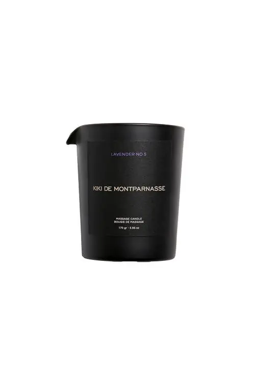Kiki De Montparnasse Massage Oil Candle Small - Black