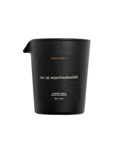 Kiki De Montparnasse Massage Oil Candle Small - Black