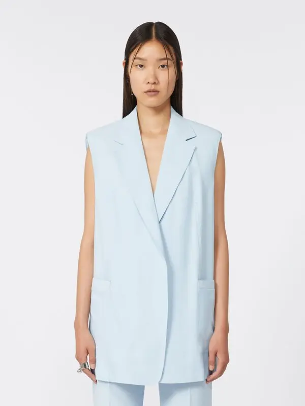 Max Mara Oversized Viscose Gilet