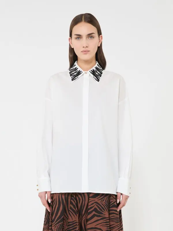 Max Mara Oversized Poplin Shirt