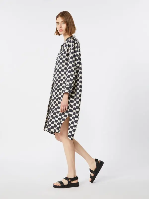 Max Mara Pure Silk Twill Kaftan