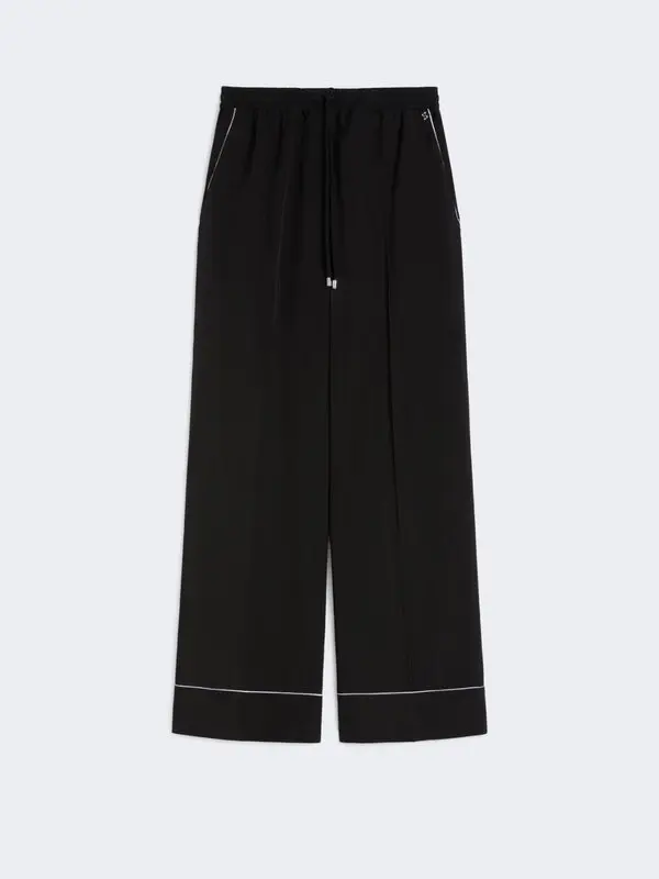 Max Mara Satin Joggers - Black