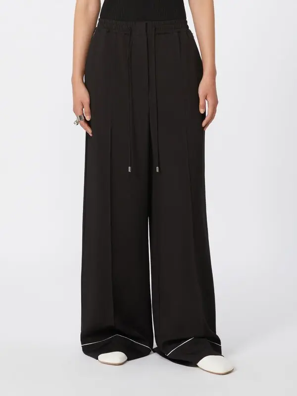 Max Mara Satin Jogger Trousers