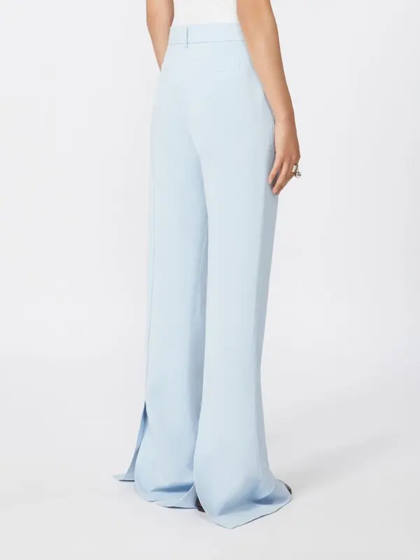 Max Mara Slim-fit Flared Trousers - Light Blue