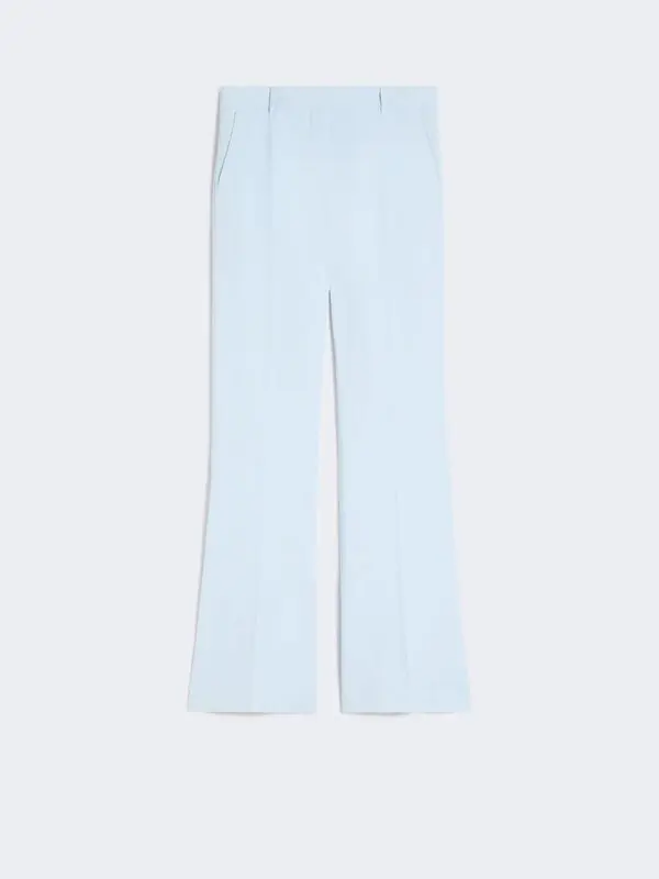 Max Mara Slim-fit Flared Trousers - Light Blue