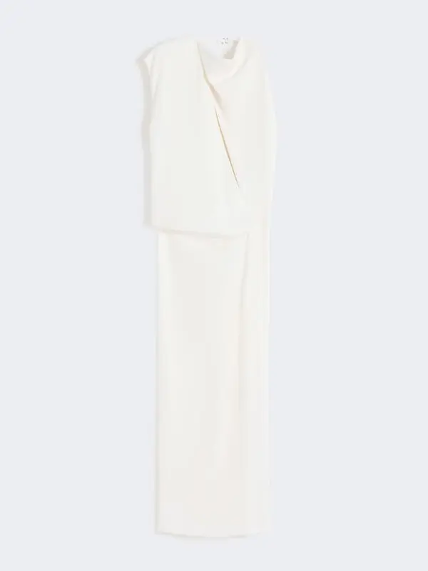 Max Mara Asymmetrical Viscose Dress