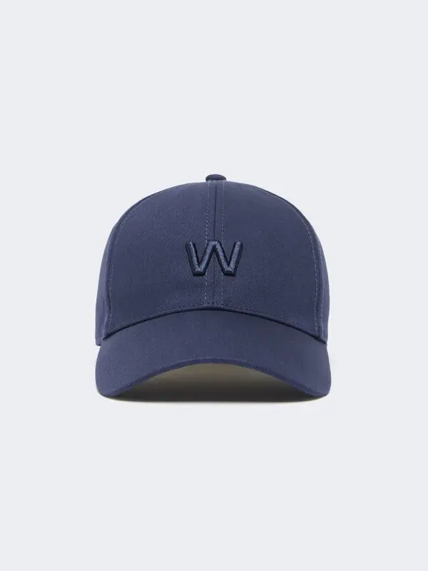 Max Mara Canvas Baseball Cap - Midnightblue