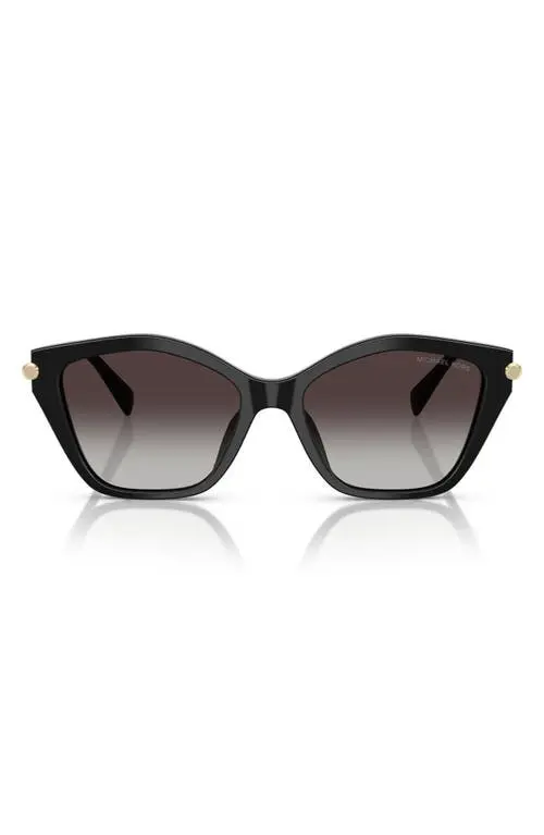 Michael Kors 52mm Catskills Irregular Sunglasses - Black/dark Grey Gradient