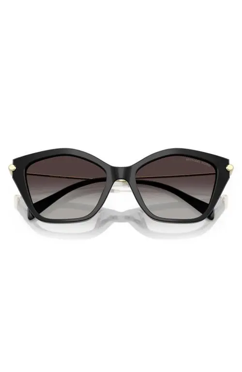 Michael Kors 52mm Catskills Irregular Sunglasses - Black/dark Grey Gradient