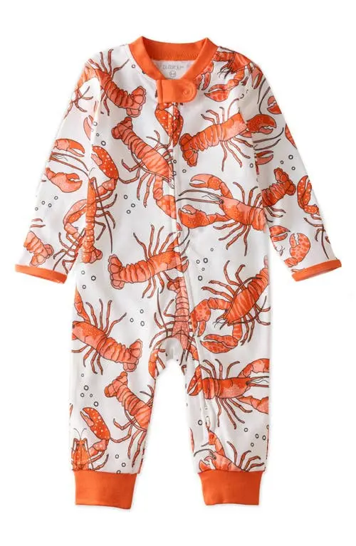 BUTTERBLU Shadow Print Organic Cotton Romper - Claw-some