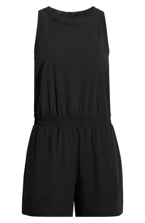 Zella Atlas Athletic Romper - Black