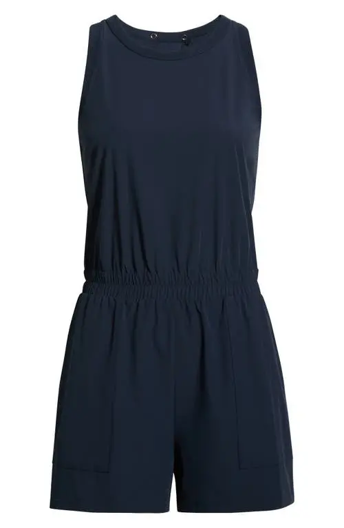 Zella Atlas Athletic Romper - Navy Sapphire