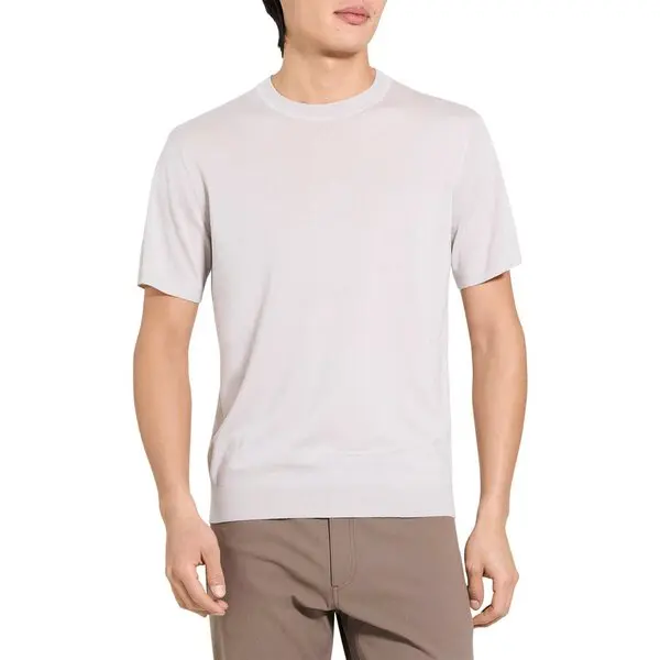 Theory Soris Regal T-shirt - Silver Cloud
