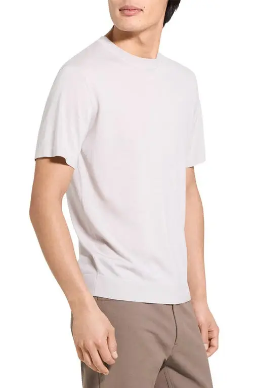 Theory Soris Regal T-shirt - Silver Cloud