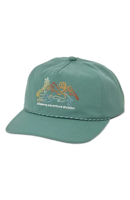 BILLABONG Adiv Logo Embroidered Baseball Cap - Sea Green