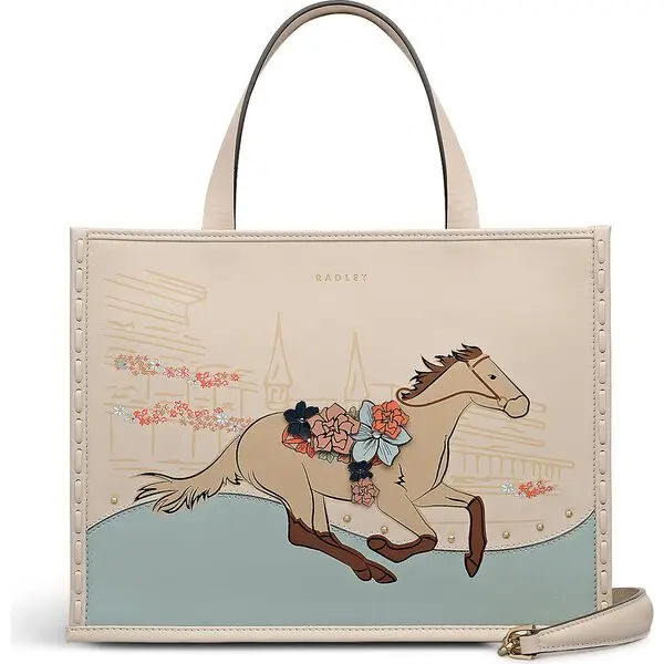 RADLEY Kentucky Derby Small Satchel Bag - Salt