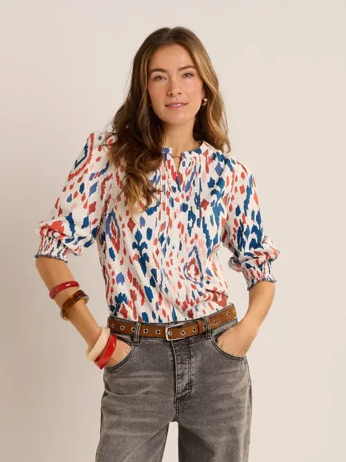 BRAKEBURN Yuki Painterly Blouse