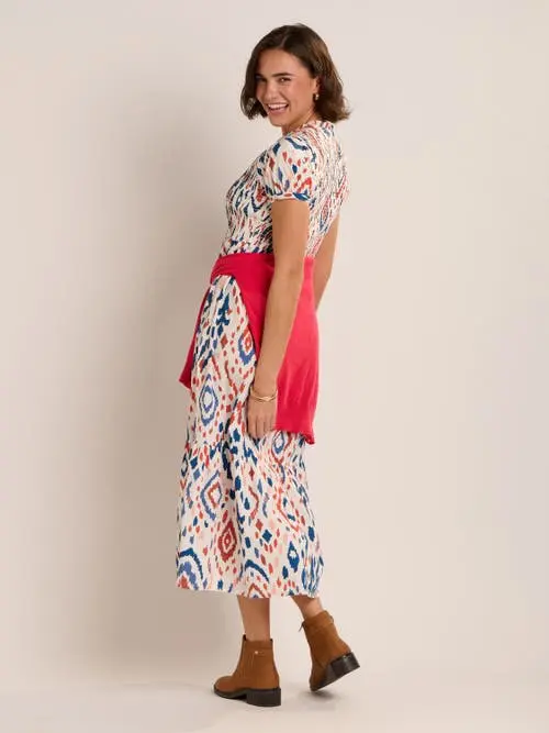 BRAKEBURN Eirini Bodice Tiered Maxi Dress