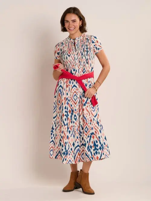 BRAKEBURN Eirini Bodice Tiered Maxi Dress
