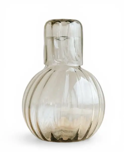VILLA LUA HOME Handblown Fluted Carafe Set