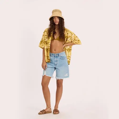SISSTR REVOLUTION Distant Shores Short Sleeve Woven Top