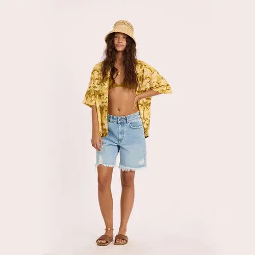 SISSTR REVOLUTION Distant Shores Short Sleeve Woven Top