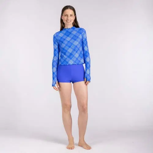 Wallien Rash Guard - Blue Check