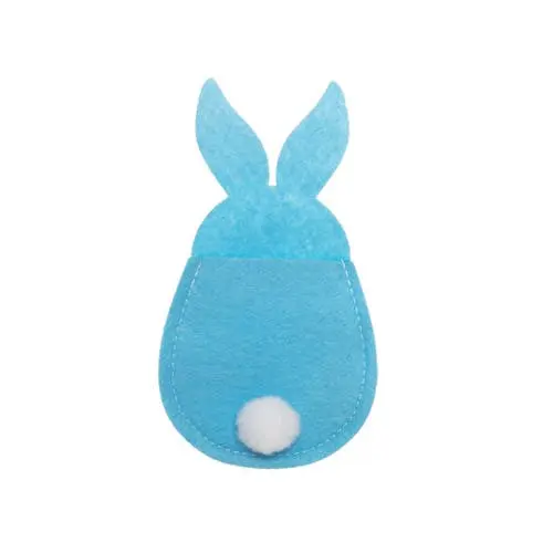 C&F HOME Easter Bunny Felt Utensil Sleeves - Blue