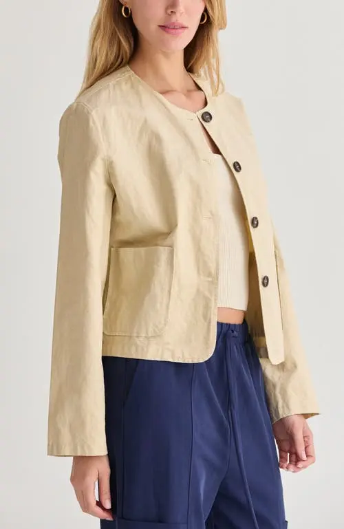 CRESCENT Crinkled Woven Jacket