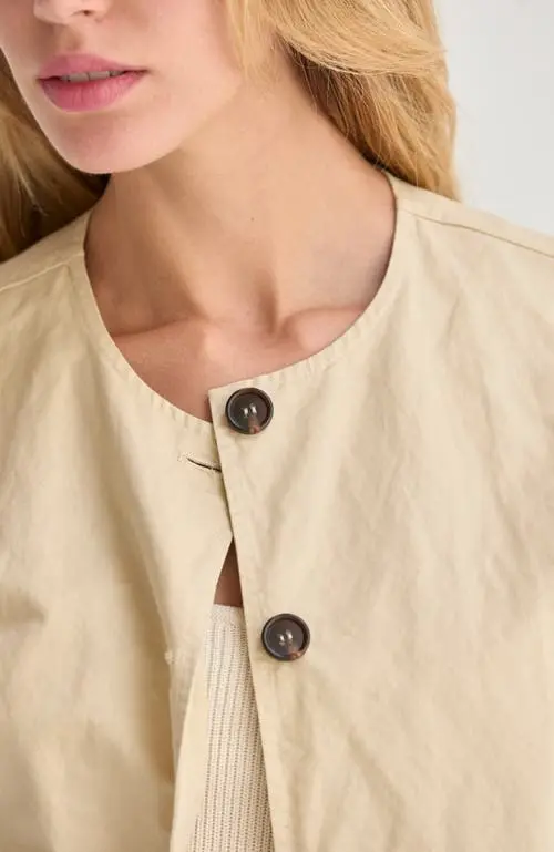 CRESCENT Crinkled Woven Jacket