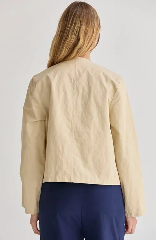 CRESCENT Crinkled Woven Jacket