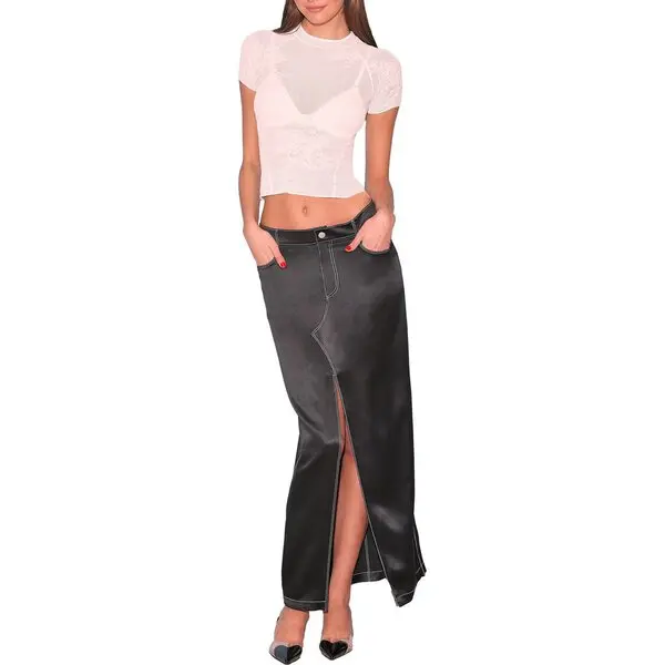 FLEUR DU MAL Lace Pointelle Tee