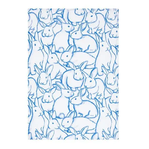 C&F HOME Bunnies & Plaid Easter Spring Theme Kitchen Dishtowels Set Of 2