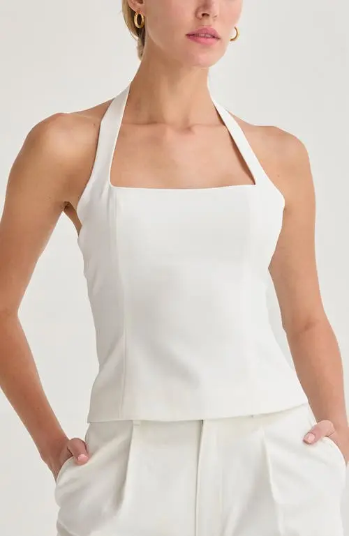 CRESCENT Tailored Halter Top