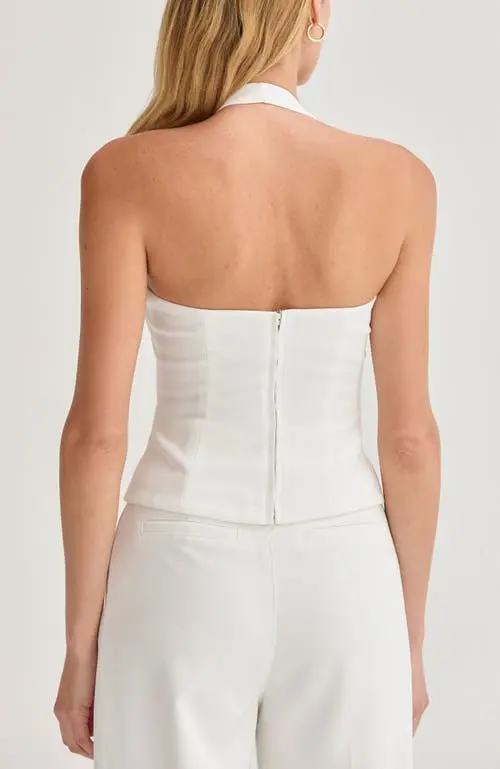 CRESCENT Tailored Halter Top