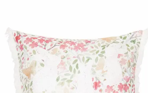 C&F HOME Spring Silhouette Easter Bunnies Rabbits Accent Throw Pillow