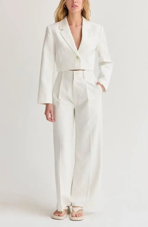 CRESCENT Tailored Wide-leg Trousers