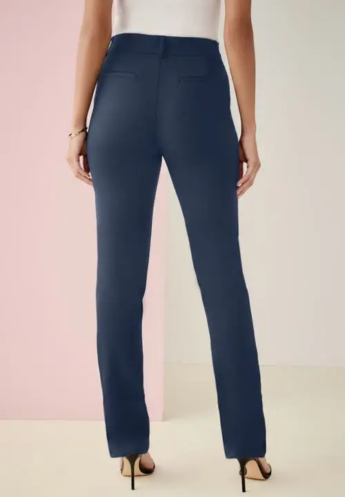 Roaman's Bi-stretch Straight Leg Pants